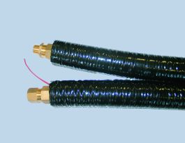 RVS warmtepomp leiding dubbel